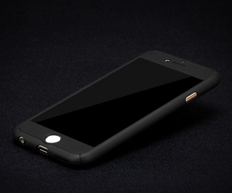 Obal z tvrdeného plastu so sklom na iPhone 6 / 6S vo viac farbách