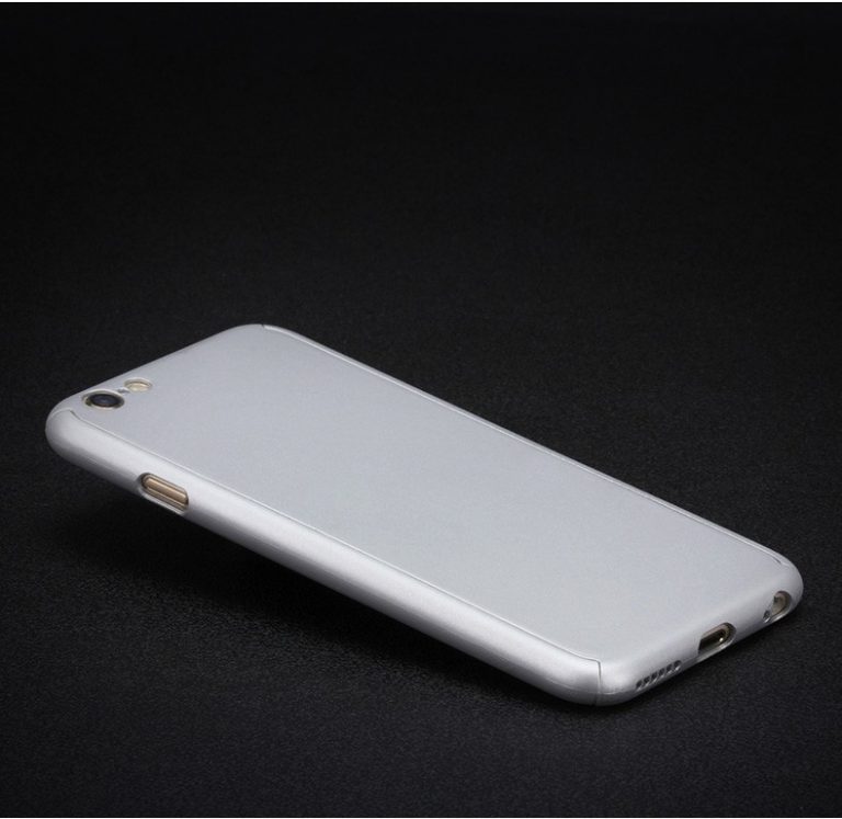 Obal z tvrdeného plastu so sklom na iPhone 6 / 6S vo viac farbách