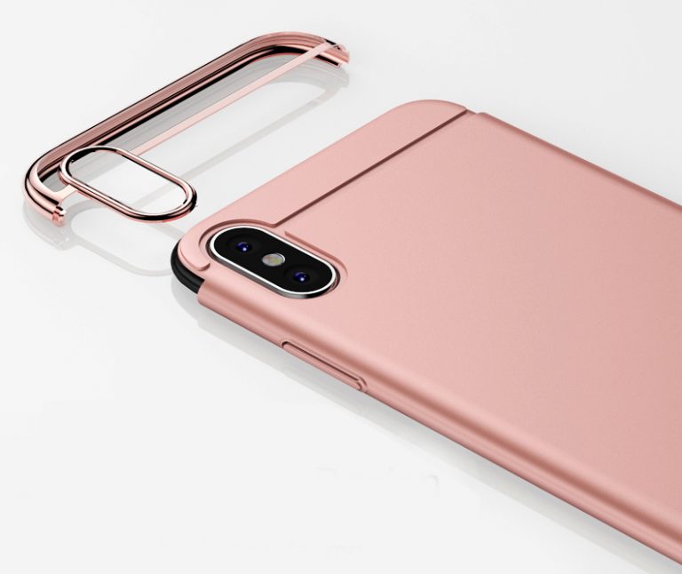 Luxusný 3-dielny obal na iPhone X · LUXUSNE-DOPLNKY.EU